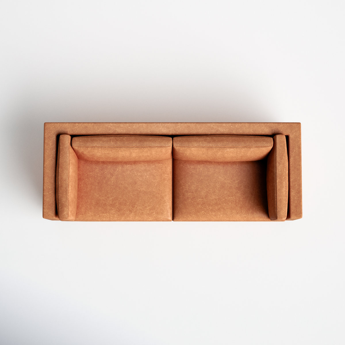 Joss & Main Gabrielle 93'' Full-Grain Genuine Italian Leather Sofa & Reviews | Wayfair